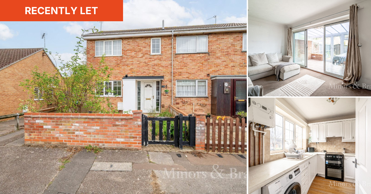 3 bed terraced house to rent in Holst Close, Lowestoft, NR33 | Minors&Brady